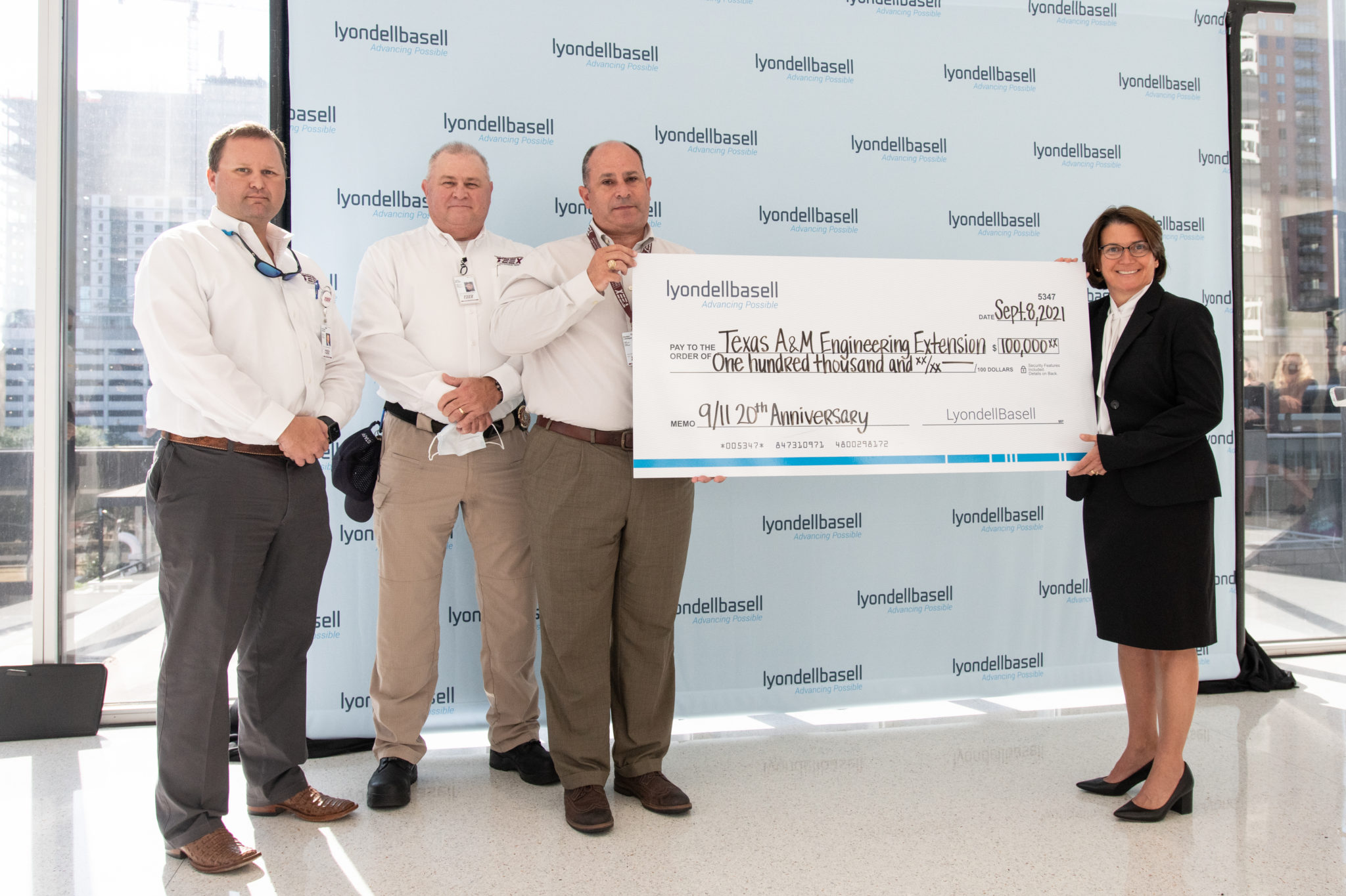 TEEX First Responders Honored by LyondellBasell | TEEX.ORG