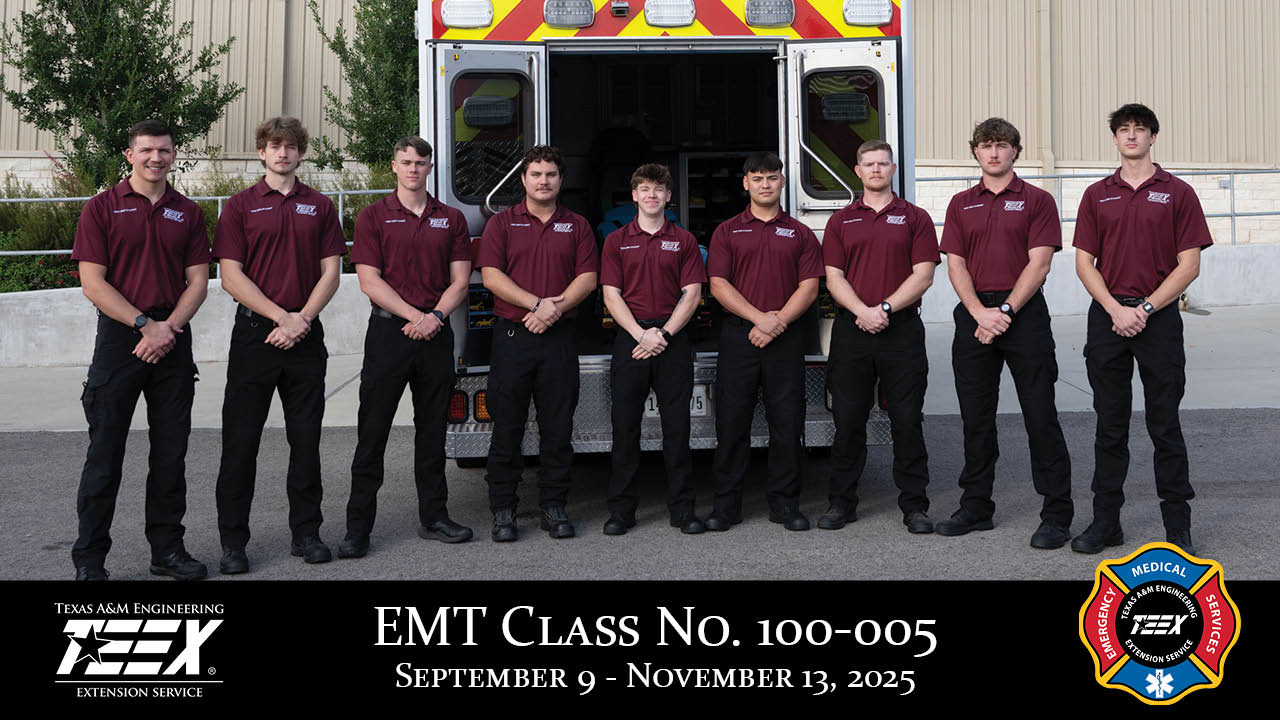 EMT Class 100-5 Graduation | TEEX.ORG